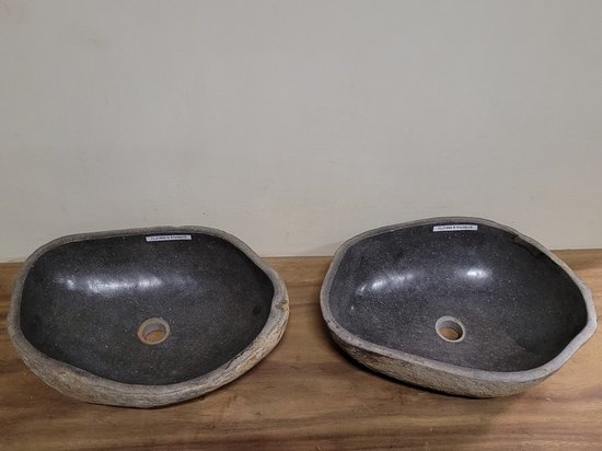 2 wasbakken uit 1 steen waskom set FL21894 | bol
