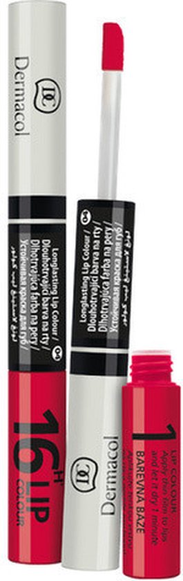 Dermacol - Lip Colour 16 Hours - Long-2V1 Color Lip Gloss, And 4.8 G 26 ...