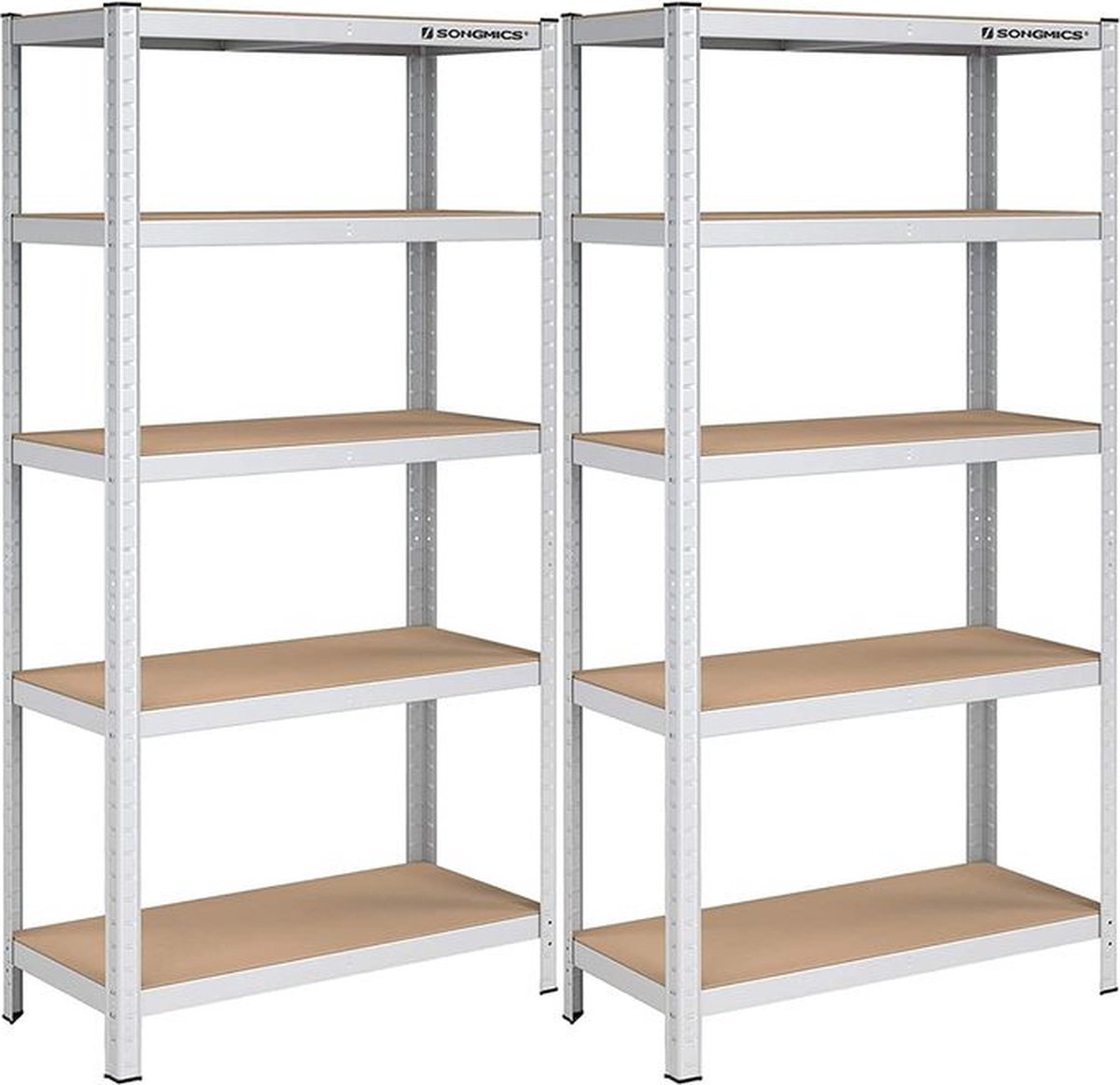 Rootz Opbergrek - Set Van 2 Opbergrekken - Industriële Opbergrekken ...