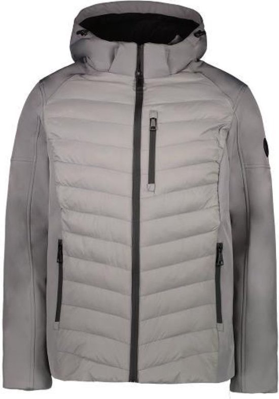 Cars Jeans PACKER Poly Mid Grey Heren Jas - Mid Grey - Maat XL | bol