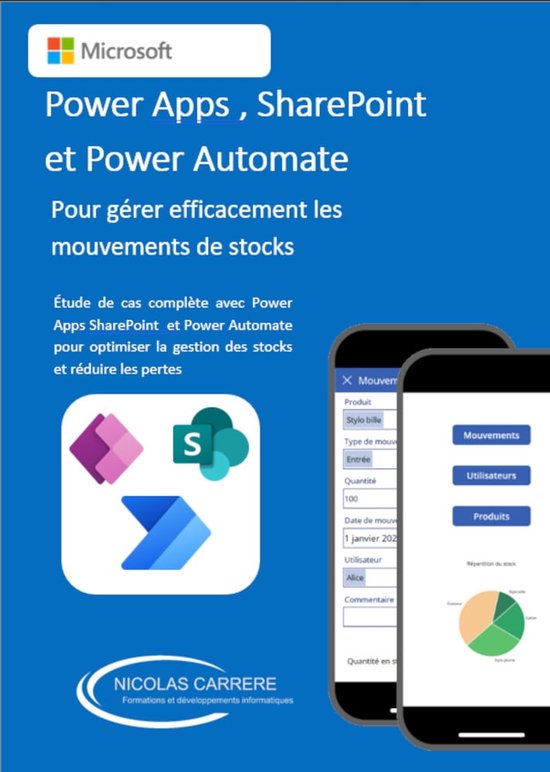 Power Apps , SharePoint et Power Automate (ebook), Nicolas CARRERE | 1230006533540 |... | bol