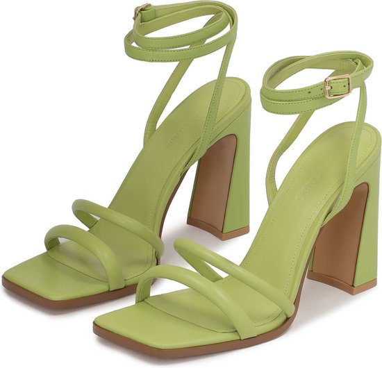 Green sandals with soft straps | bol