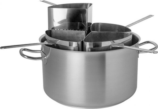 Pujadas Pasta-Kookpan Ø40cm - 31,4 Liter - RVS 720123 - Horeca ...