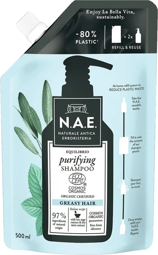 N.A.E. Purifying Shampoo - Shampoo - Haarverzorging | bol