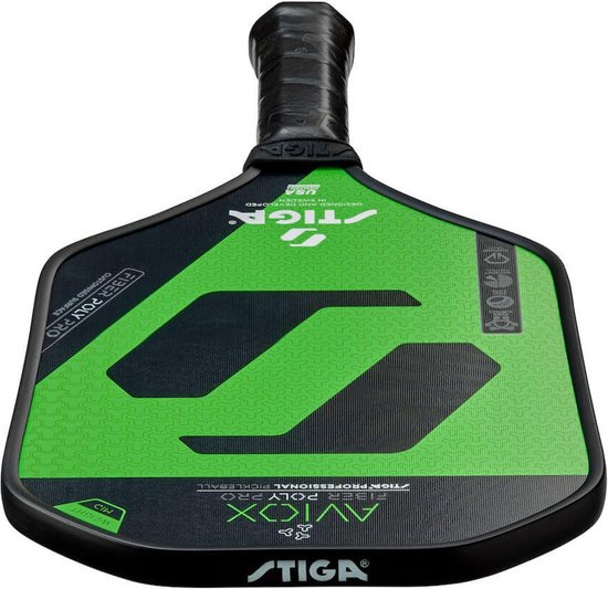 Pickleball paddle Stiga Aviox Fiber Poly Pro Green | bol