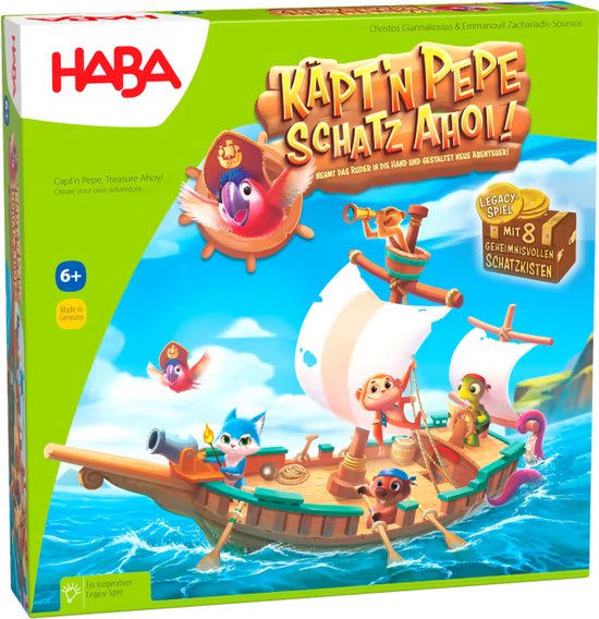 Haba Spel Kapitein Pepe, Schat der zeven (Nederlands) | Games | bol.com