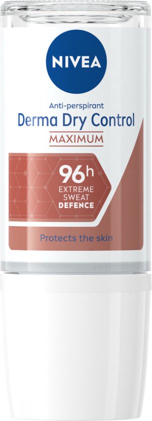 NIVEA Anti- Transpirant Roller Derma Dry Control - 50 ml | bol