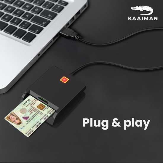 Kaaiman® ID Kaartlezer – eID Kaartlezer België – eID Kaartlezer – EID Kaartlezer... | bol.com