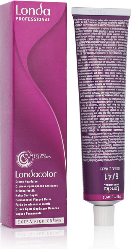 Permanent Colour Creme Londa Professional Londacolor Nº 6/41 (60 ml) | bol