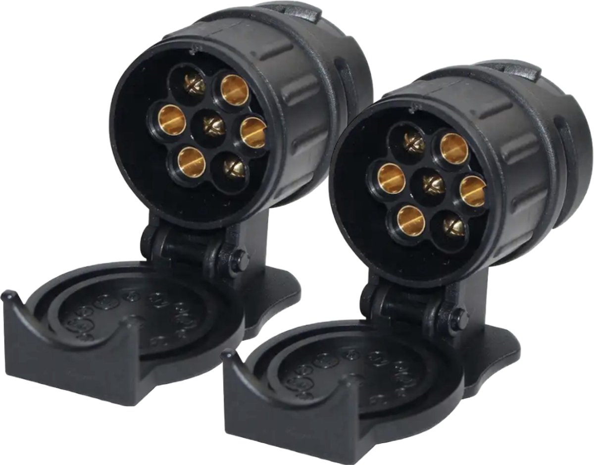 2x PD® - 13 Polige Stekker Verloop 7P Kort - Verloopstekker voor Auto ...