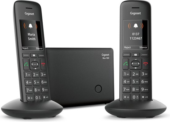 Gigaset C570 Duo - zwart - Box + 2x C570 handset + Box 100 | bol.com