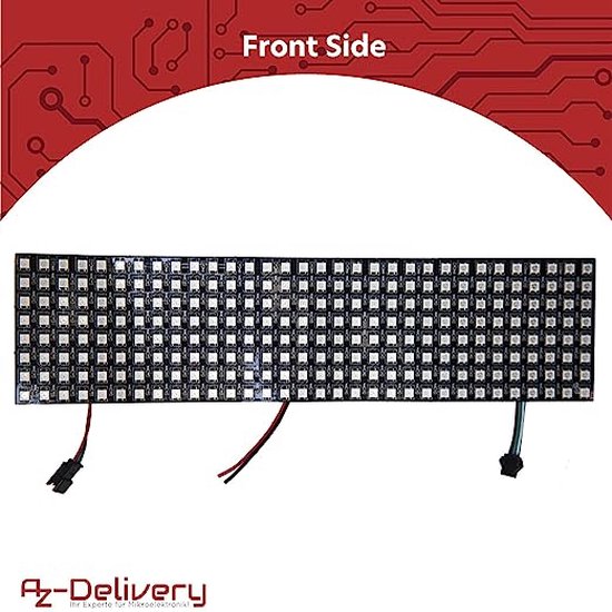 AZDelivery WS2812B Matrix LED-module RGB aanpasbaar individueel ...