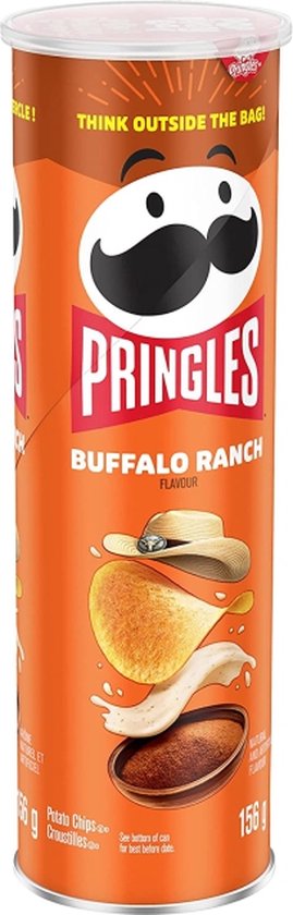 Pringles Buffalo Ranch Flavour Potato Chips (5.5oz/156gr) | bol