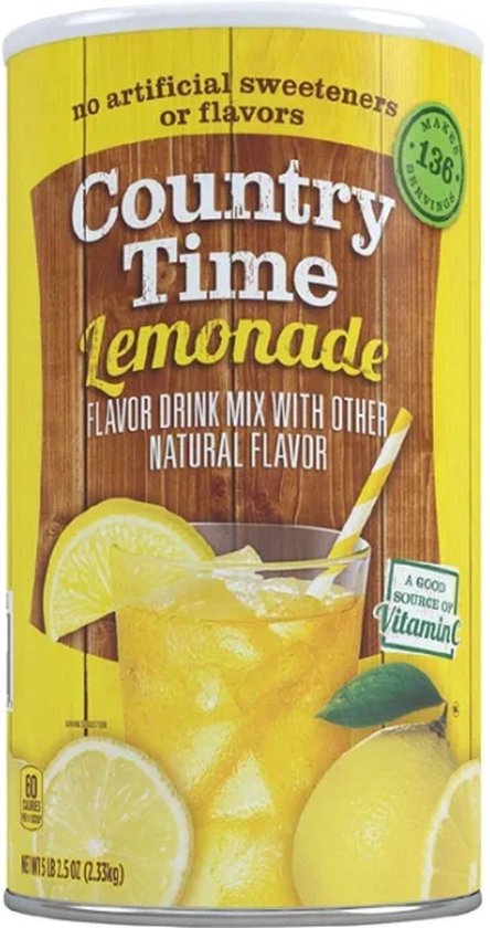 Country Time Lemonade (82.5oz/2339 gr) | bol