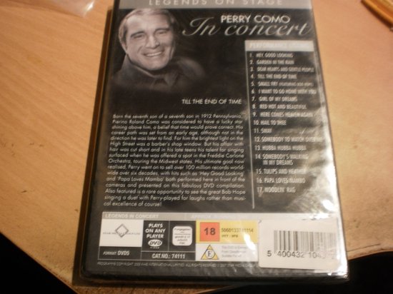 Perry Como in Concert (Dvd), Perry Como | Dvd's | bol