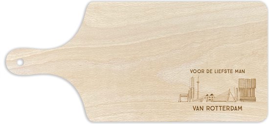 Snijplank Voor de liefste man van Rotterdam | bol