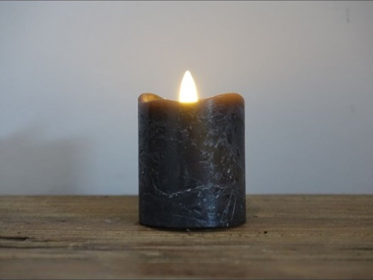 Countryfield led stomp kaars Zwart 2 stuks | bol.com