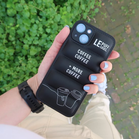 iPhone 12 | Hoesje | Apple | Puffer Case | Zwart | bol.com