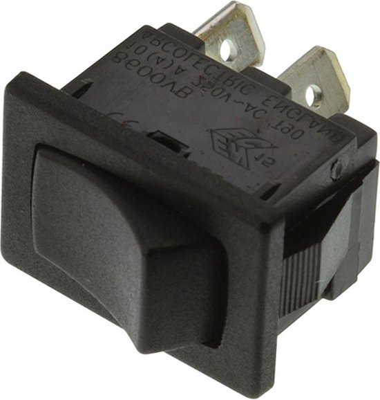 Mini interrupteur à bascule OFF-(ON) - Interrupteur momentané - 6A 125V ...