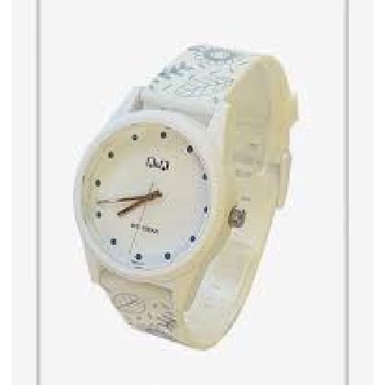 Q&Q V08A-001VY - Horloge - Sport - Analoog - Dames - Vrouwen - Kinderen - Plastic band... | bol