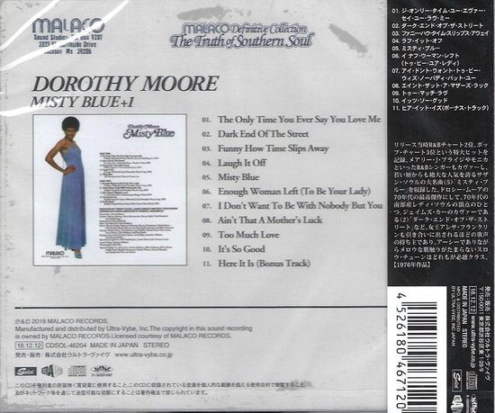 Misty Blue, Dorothy Moore | CD (album) | Muziek | bol