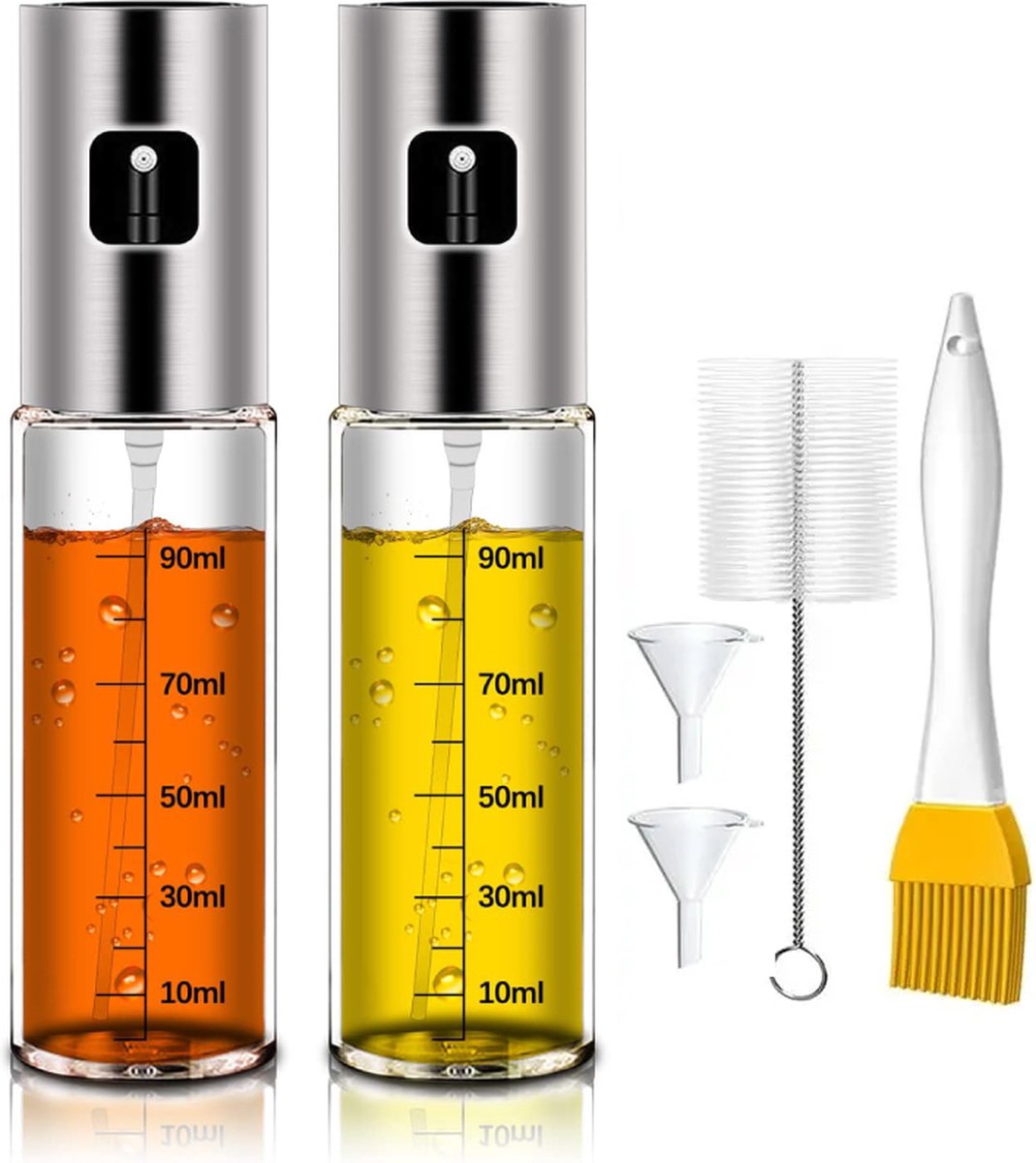 2 Stuks - Keuken Oliesproeier Set - Azijn Sprayer - Dressing Spray ...
