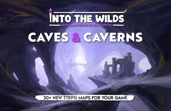 Single Battlemap Book Caves & Caverns | bol