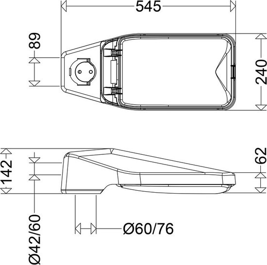Schuch Straatverlichting - 42002 0001 - E3AM2 | bol
