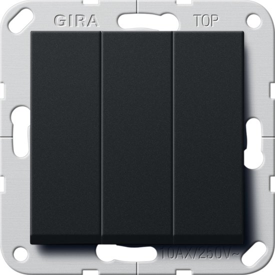 Gira Systeem 55 Installatieschakelaar - 2830005 - E2YEW | bol