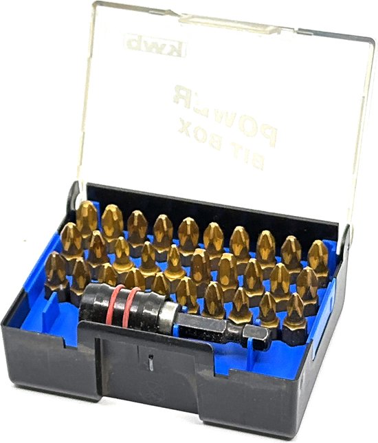 KWB bitset 31 delig - Pozidriv, Phillips + Bithouder - Titan - Professionele kwaliteit... | bol