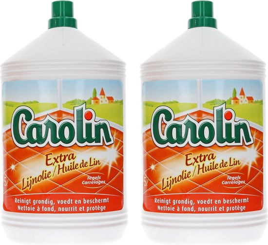 Carolin Tile Cleaner Extra Huile de lin - 2 x 5L | bol