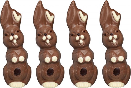 Jamin Set Paas chocolade figuren L - 26 cm - melk | bol