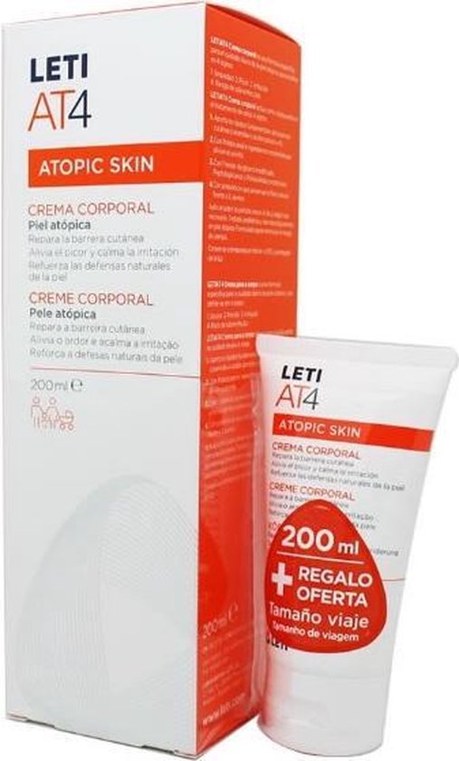 Leti AT4 Atopic Skin Body Cream 200ml + Body Cream 50ml | bol.com