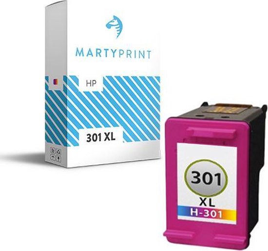 MartyPrint - HP 301 XXL Zwart | bol.com