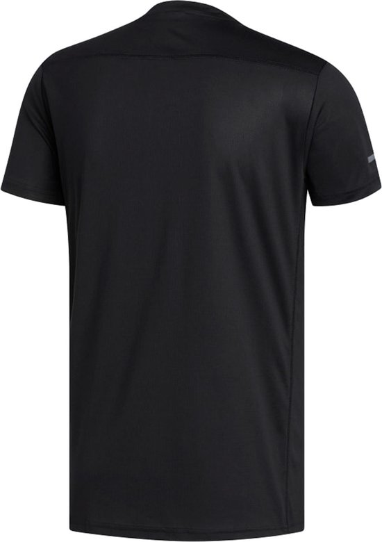adidas Own The Run Tee Sportshirt Heren - Black - Maat S | bol