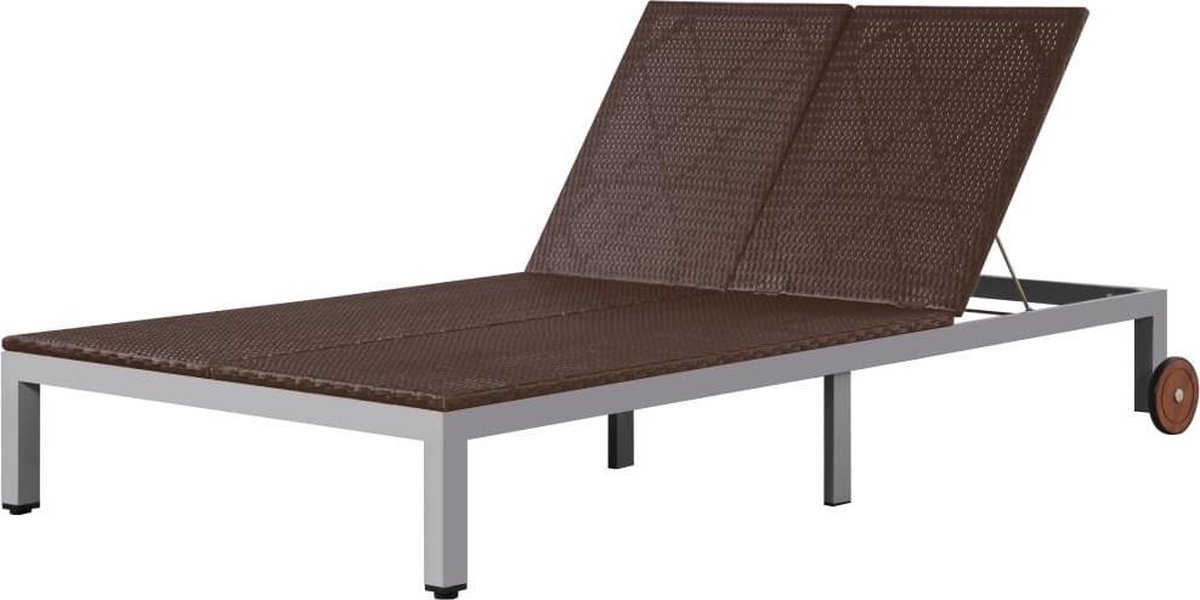 Ligbed Tuin Bruin (Incl LW Fleecedeken) - Ligbank Tuin - Buitenbed ...