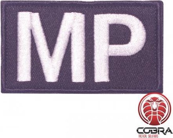 MP Military Police zwart Geborduurde militaire patch embleem met ...