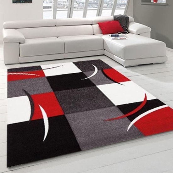 Geweven Karpet Diamond 665-110 Red 120x170 cm | bol