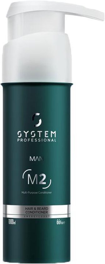 System Professional Man Hair & Beard Conditioner 1000ml | bol