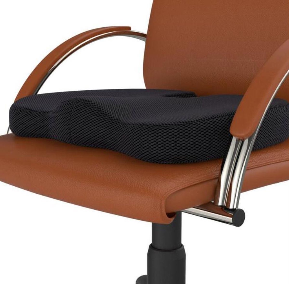 WiseGoods Orthopedisch Zitkussen - Auto - Kantoor - Traagschuim ...