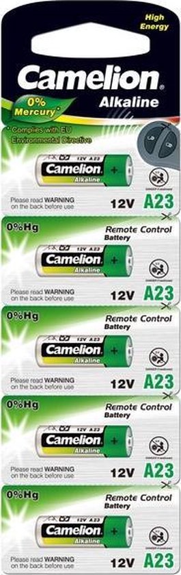 Camelion Remote Controle Alkaline A23 12V - 5 stuks | bol