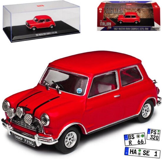 Austin Mini Cooper S 1275 MKI 1967 The Italian Job Red 1 43 Greenlight ...