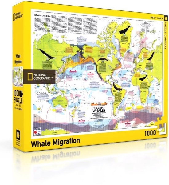 Whale Migration - NYPC National Geographic Collectie Puzzel 1000 ...