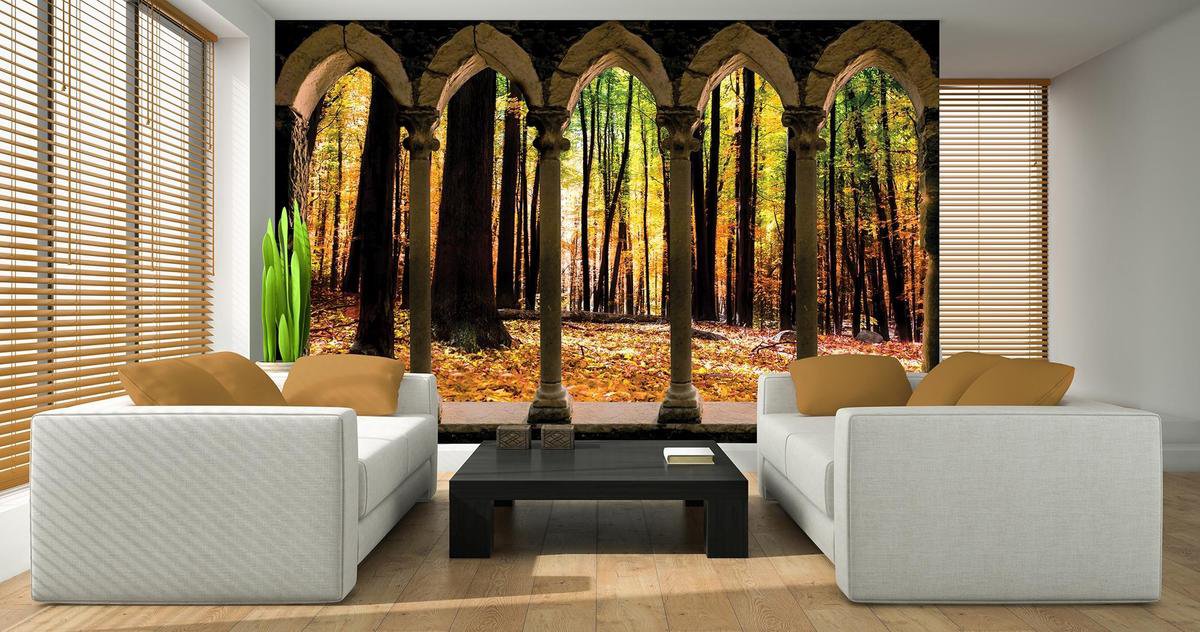 Forest Trees Nature Photo Wallcovering | bol.com