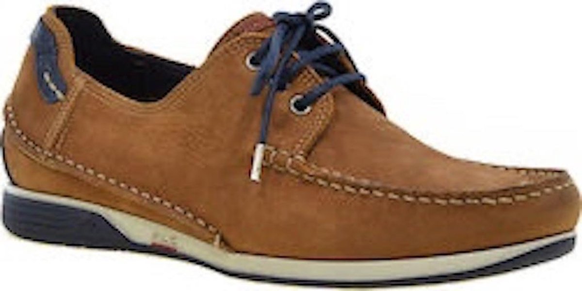 Fluchos -Heren cognac caramel geklede lage schoenen - Schoenen.nl