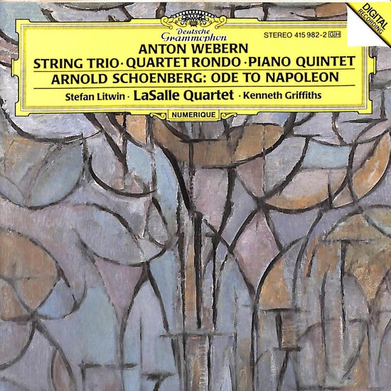 Arnold Schoenberg - Ode to Napoleon / Anton Webern - String trio ...