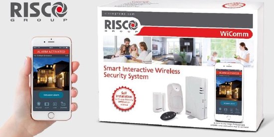 Risco WiComm draadloos alarmsysteem kit 1 (professioneel systeem) | bol