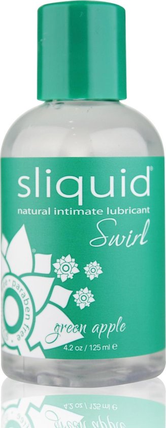 Sliquid - Naturals Swirl Glijmiddel Groene Appel 125 ml | bol