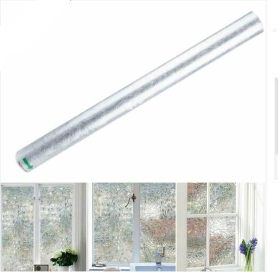 Raamfolie melkglas zelfklevend 200 x 45 cm | bol