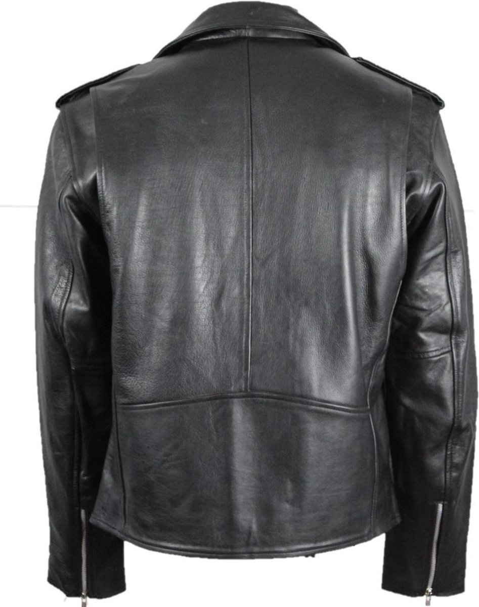 Urban 5884® - Perfecto - Herenjas - Sterk Rund leer - Biker jack ...